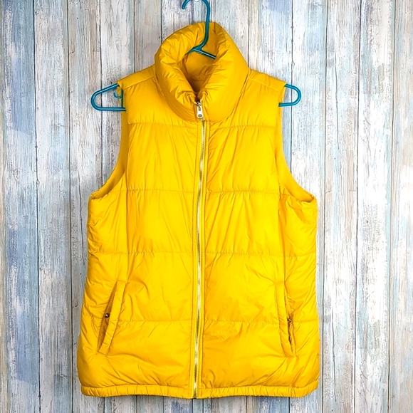 Jackets & Coats | Mustard Yellow Puffer Vest | Poshmark